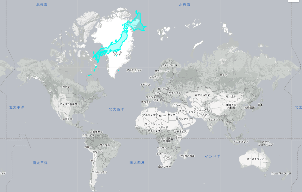 【thetruesize】【本当の日本の大きさ】世界地図のゆがみを消した